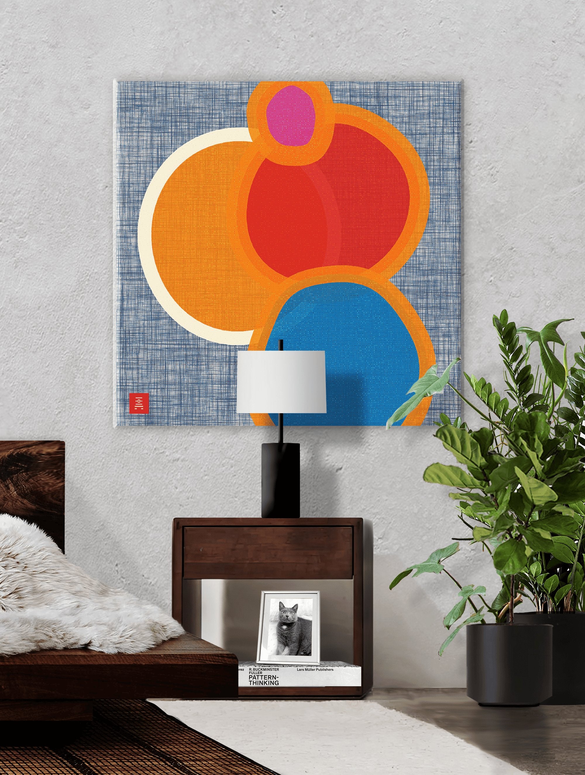 Bright and Dynamic wall art on canvas or metal | NoTimeline